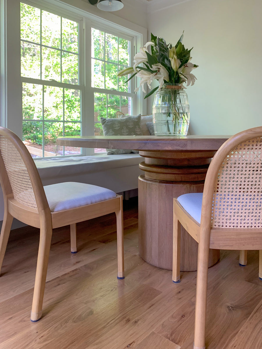 Phoenix Pedestal Table – Fields Handcrafted